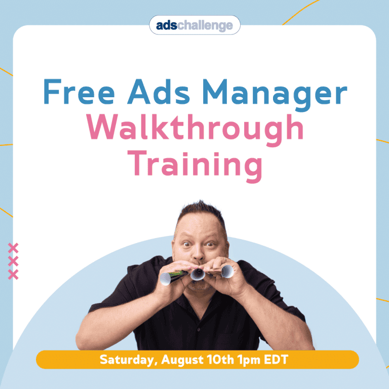 Free Ads Manager Walkthrough Training 2024 - Ads Challenge - 5 Day ...